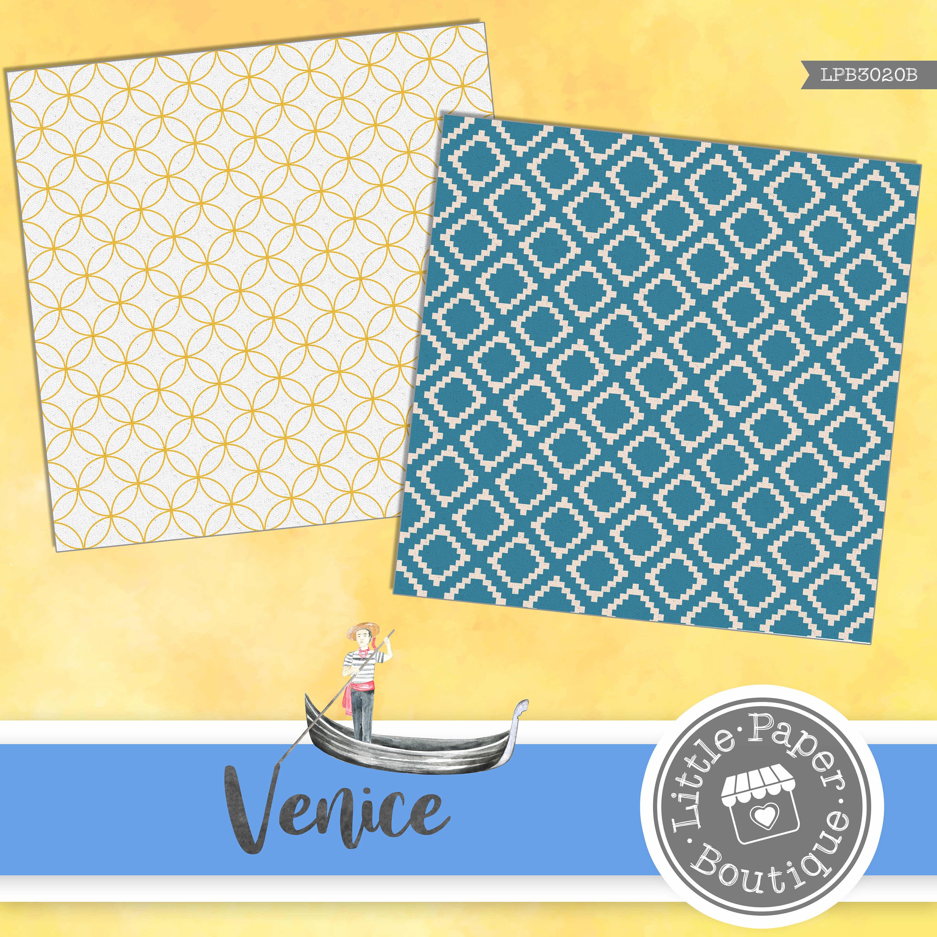 Venice digital paper Italy digital paper pack Мask digital | Etsy