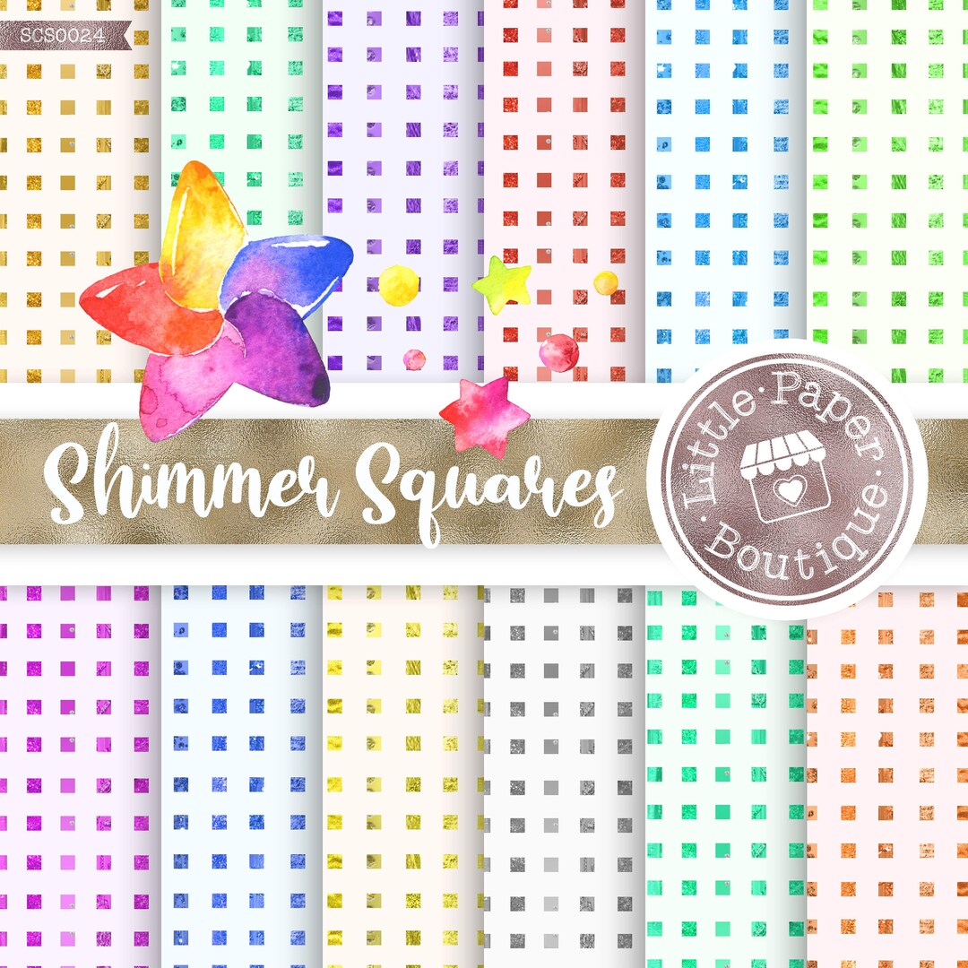 Seamless Tiny Horizontal Square Digital Paper Rainbow Stripes Digital ...