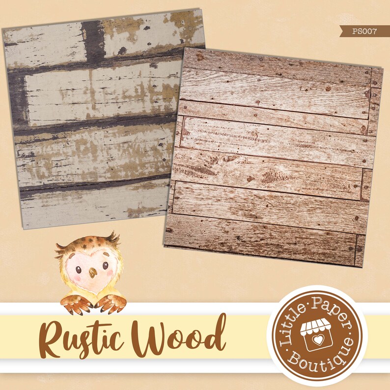 Vintage Shiplap Wood Digital Paper Printable Papers Rustic | Etsy