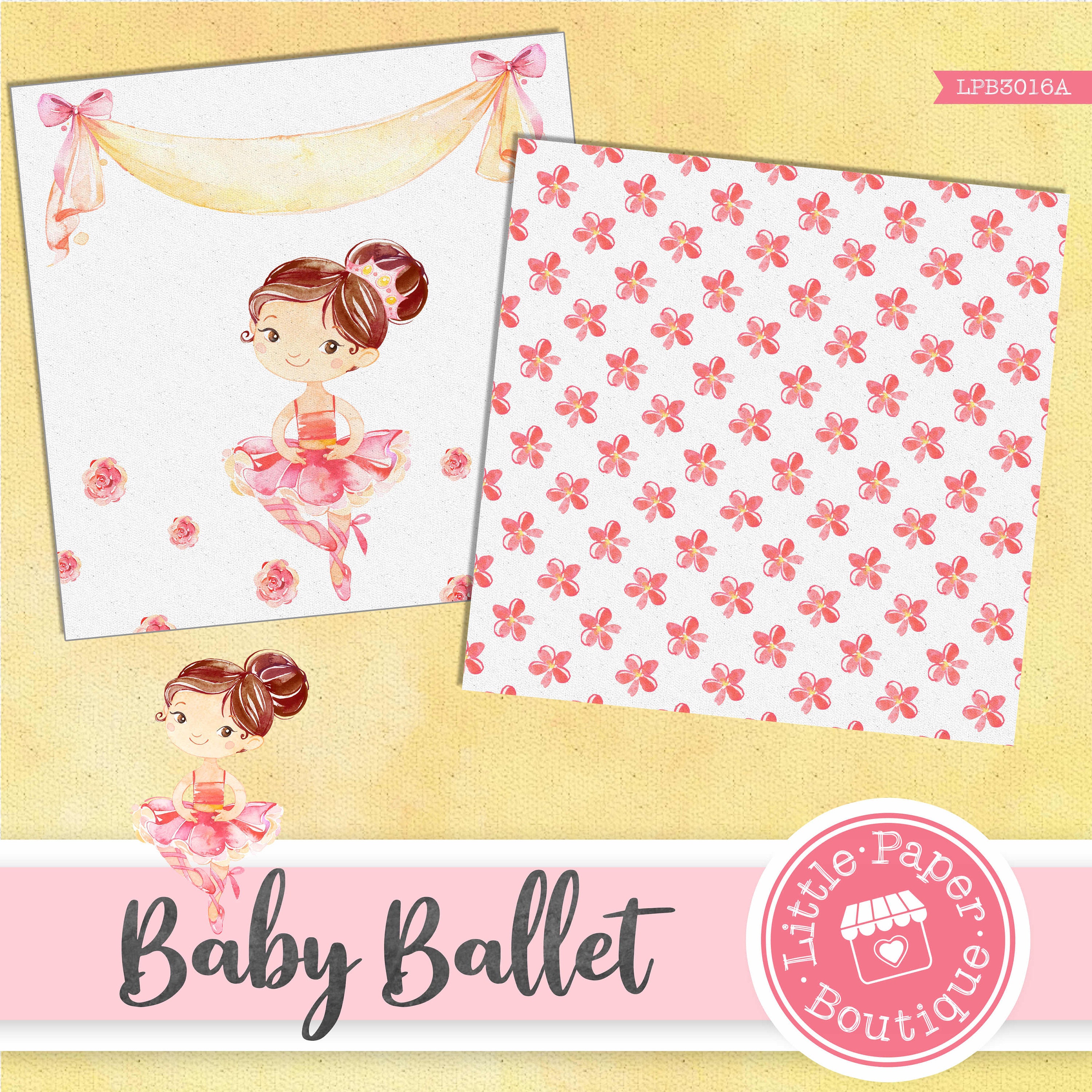 Ballerina Tutu Paper Digital Ballerina Paper Ballerina - Etsy
