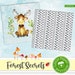 Forest Animals Digital Papers Foxes Digital Papers Digital - Etsy