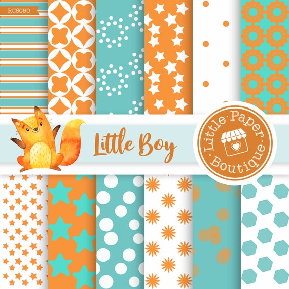 Baby Blue Digital Paper Blue Grey Baby Boy Digital Paper - Etsy