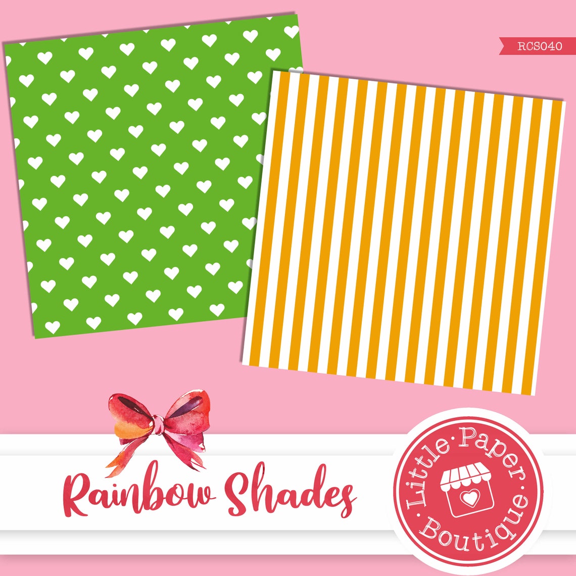 Bright Rainbow Digital Paper Set Rainbow Patterned Paper - Etsy