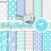 Elephant Digital Paper, Baby Elephant Digital Paper, Baby Elephant ...