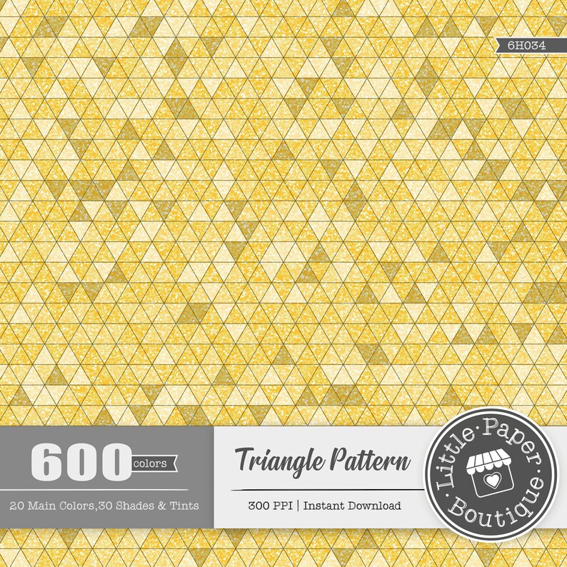 600pc Glitter Triangles Background Digital Paper Pack for Commercial ...