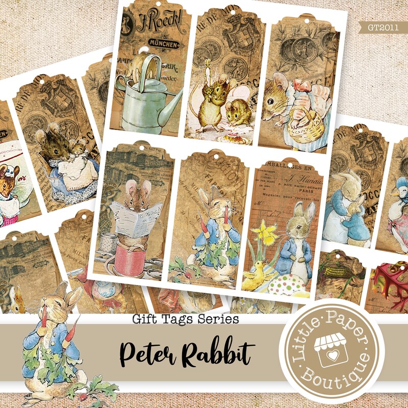 Peter Rabbit Tags - Etsy