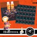 Halloween Background,bat Digital Paper,skull Digital Paper,gothic ...