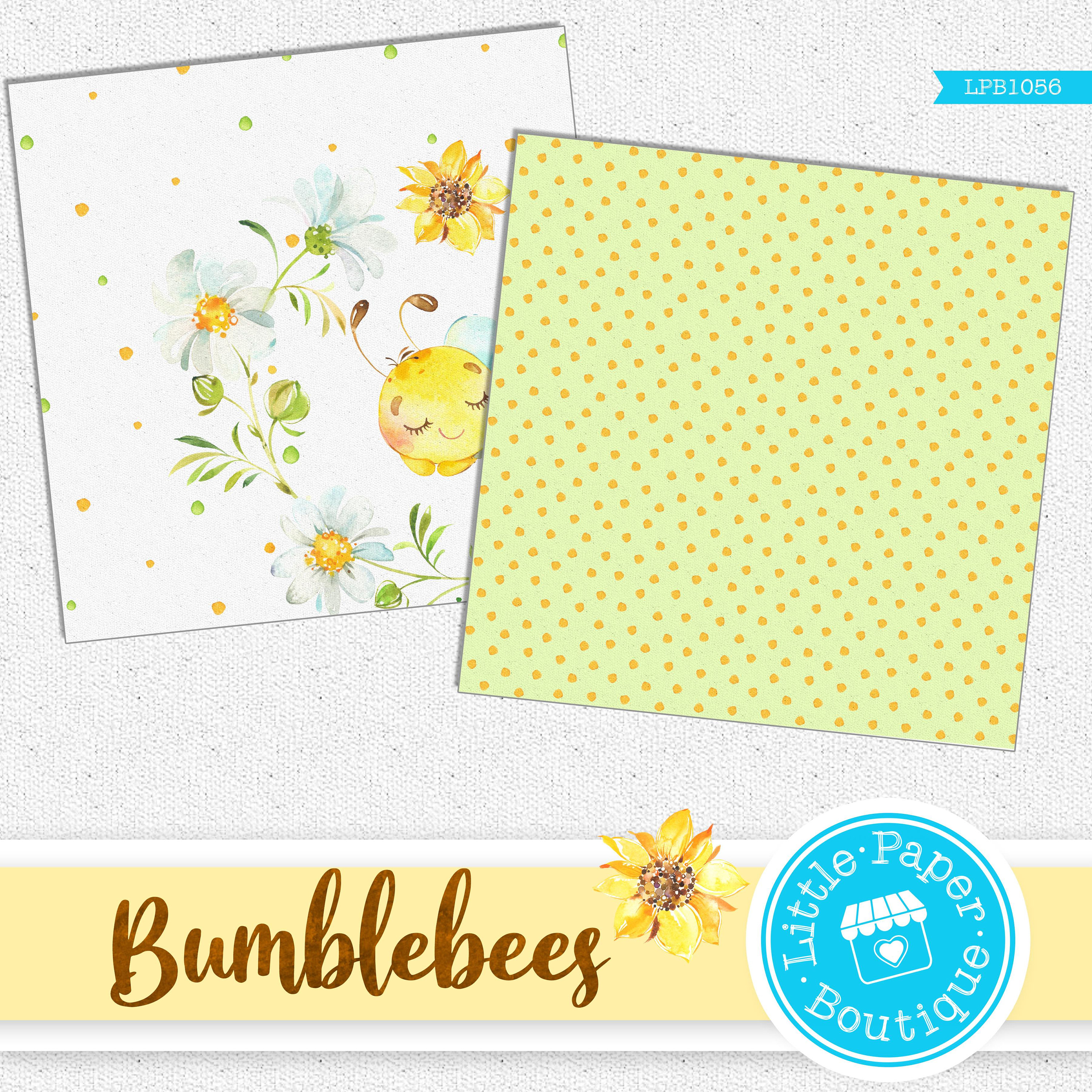 Bumble Bee Digital Papers Honeybee Digital Patterns Bee | Etsy