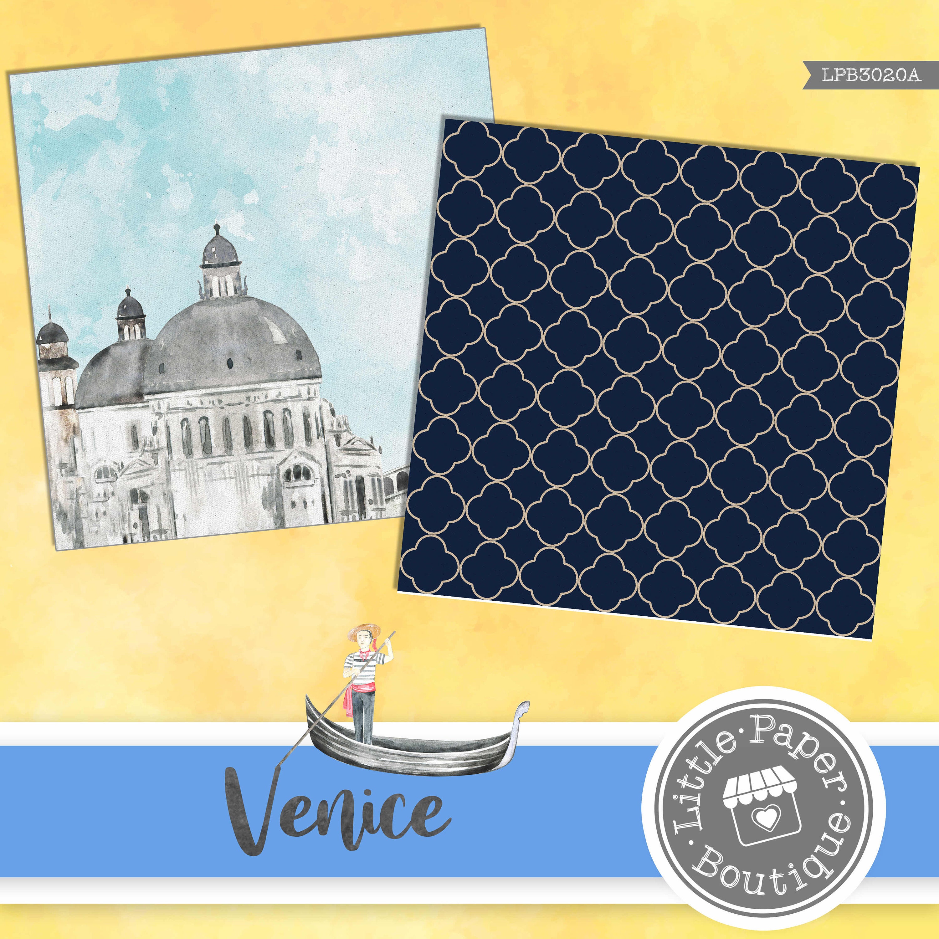 Venice digital paper Italy digital paper pack Мask digital | Etsy