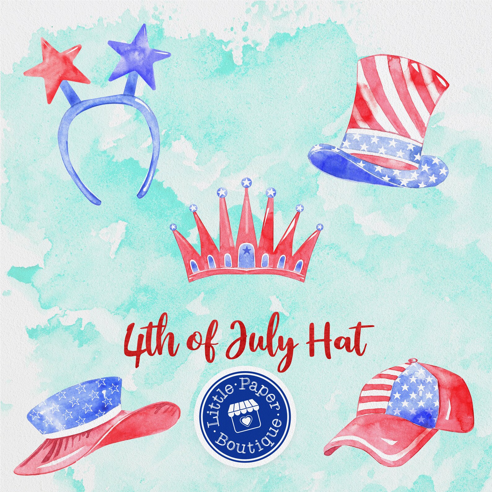 4th of July Clipart Independence Day Clip Art American Girl - Etsy