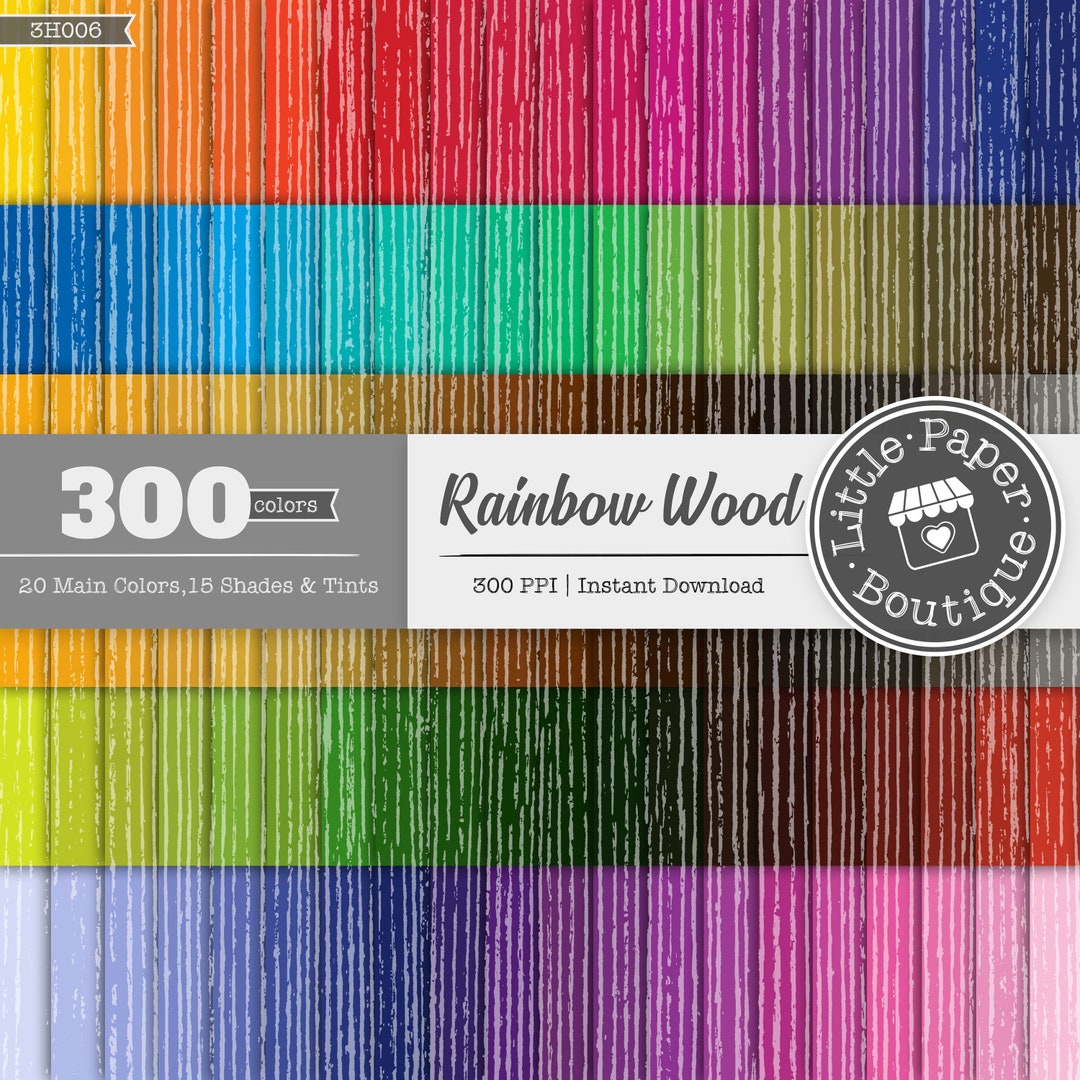 100 Wood Digital Paper Natural Wood Digital Paper Colored Wood Digital ...