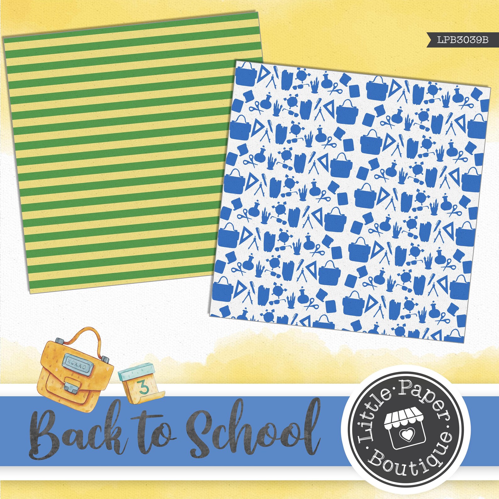 Watercolor School Clipart Back to School School Bus Backpack - Etsy