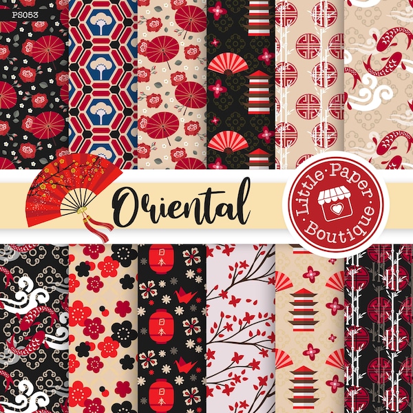 Oriental Paper - Etsy