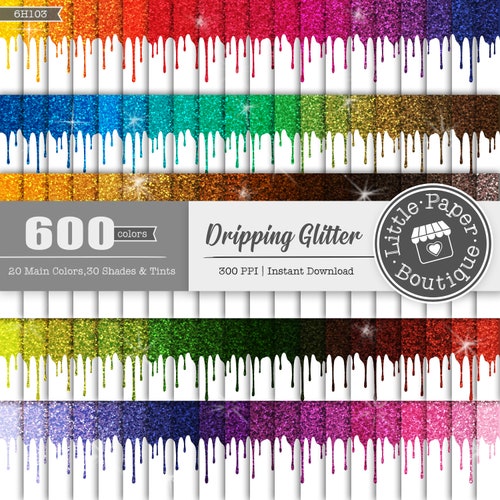 300pcs Glitter Background Digital Paper Pack for Commercial - Etsy