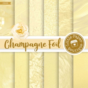 Champagne Digital Paper Champagne Foil Paper Backgrounds Set of 12 Jpgs ...