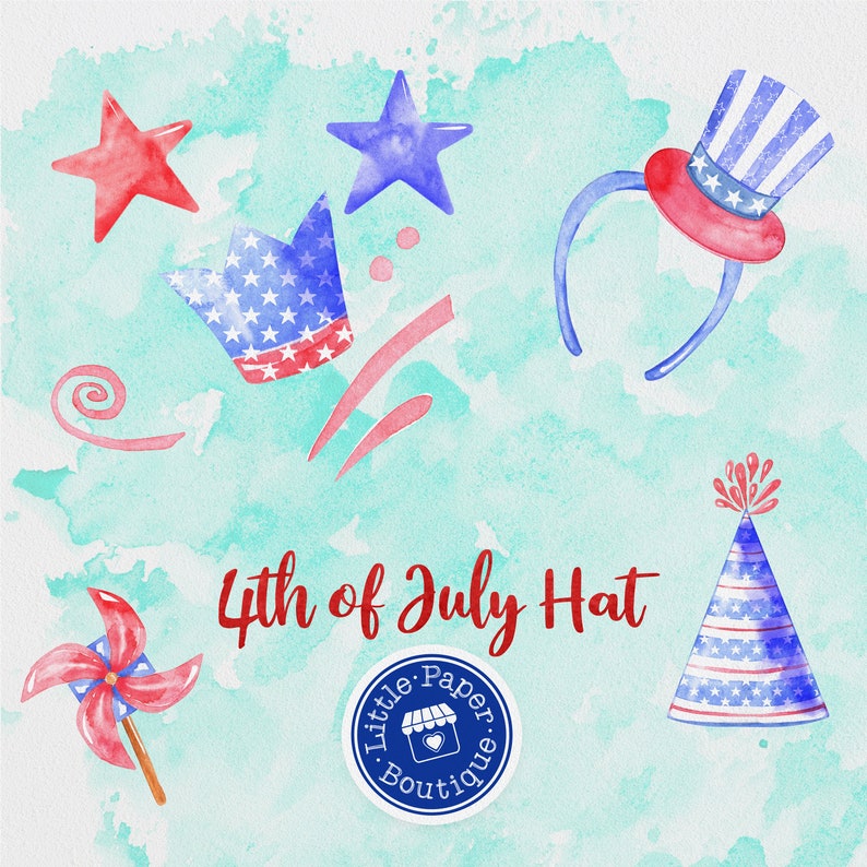 4th of July Clipart Independence Day Clip Art American Girl - Etsy