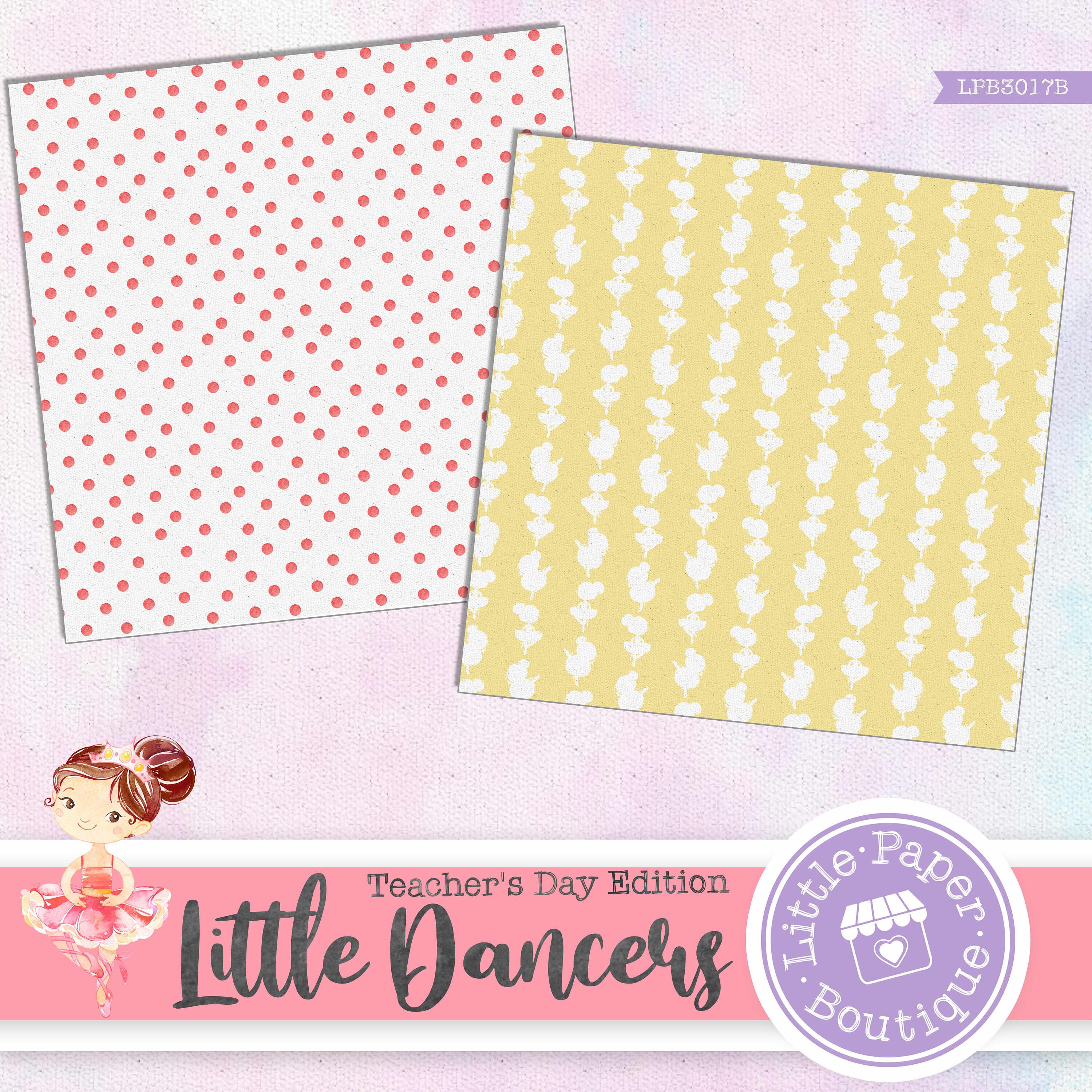 Ballerina Digital Paper Cute Ballerina Ballerina Pattern - Etsy