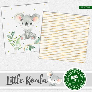Koala Digital Paper, Koala Patterns, Design Your Own Birthday Party ...