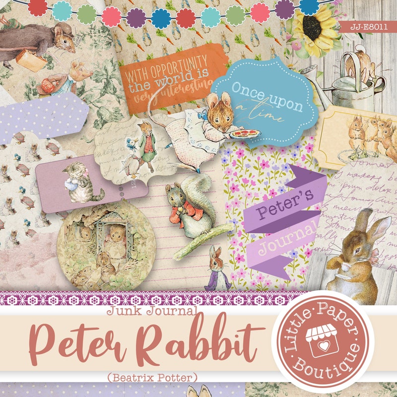Peter Rabbit Clipart - Etsy