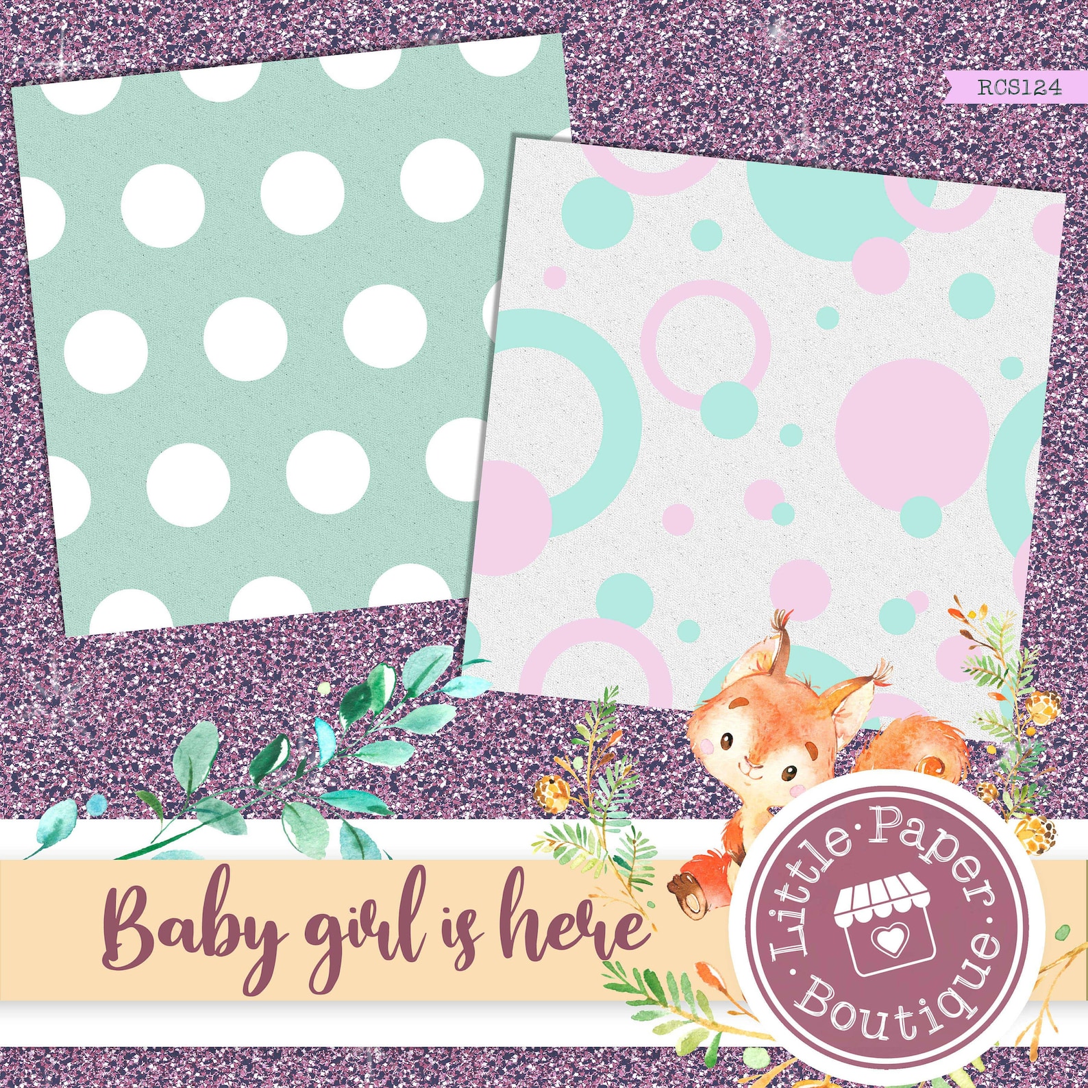 Nursery Digital Papers Baby Papers Newborn Papers Nursery | Etsy UK