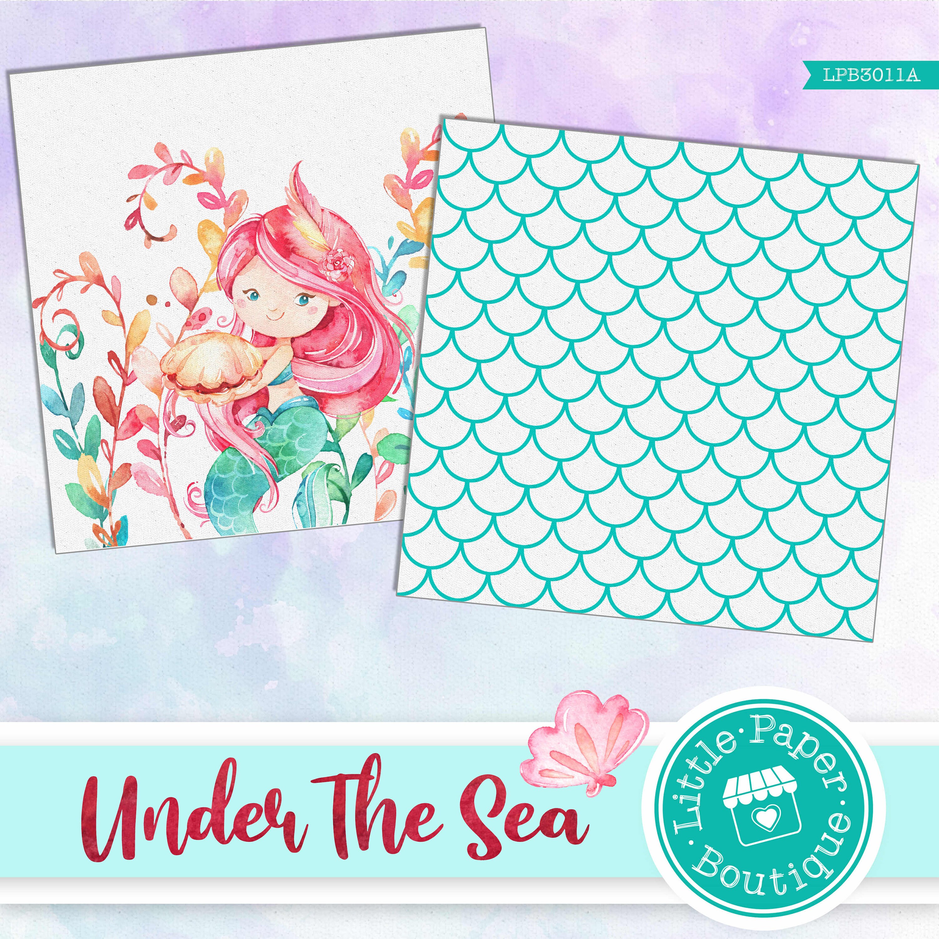 Mermaid Digital Papers Mermaid Papers Mermaids Princess - Etsy