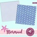 The Little Mermaid Digital Paper Princess Ariel Scrapbook - Etsy