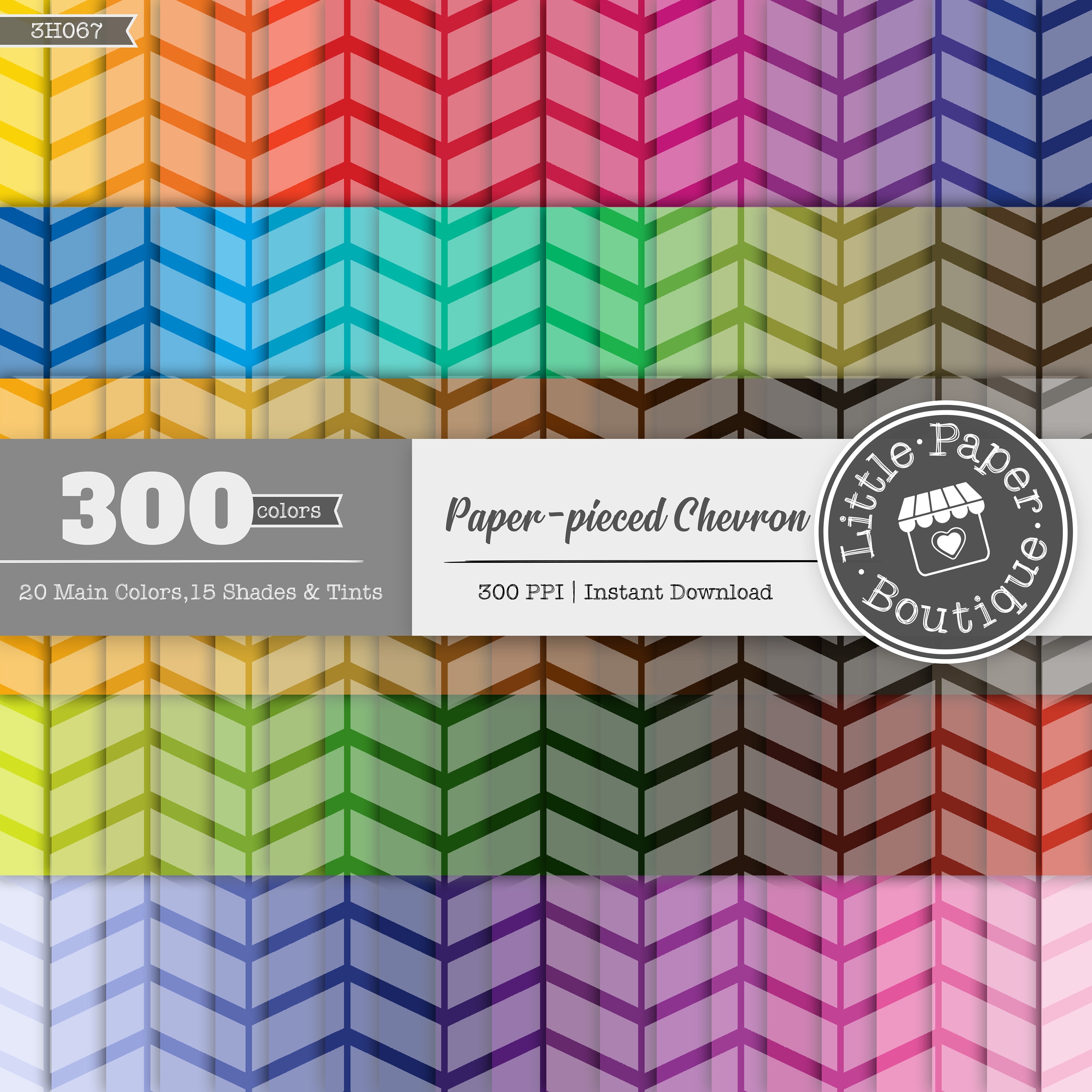 Rainbow Chevron Desktop Background