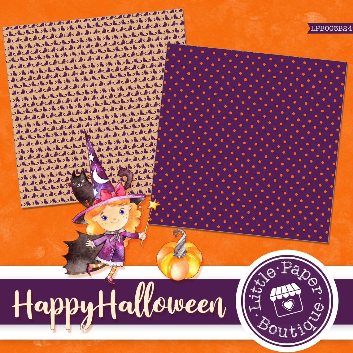 Halloween Digital PaperHalloween PapersHalloween | Etsy
