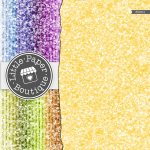 300pcs Rainbow Glitter Digital Scrapbook Paper Pack for Commercial Use ...