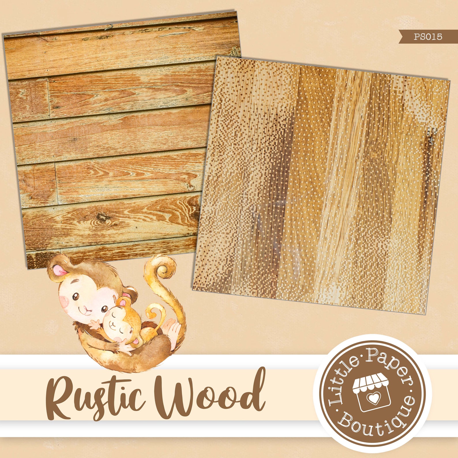 Wood Textures Digital Paper Packnatural Rustic Wood Digital | Etsy