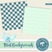 Mint and Gray Digital Paper Commercial Use Mint Digital Paper - Etsy