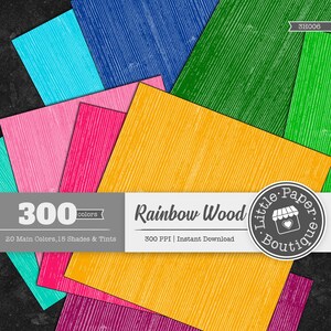 100 Wood Digital Paper Natural Wood Digital Paper Colored Wood Digital ...