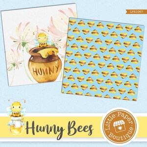 Busy Bee Digital Paper, Scrapbook Papers, Background, Polka Dots ...