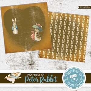Peter Rabbit Paper Pack, Beatrix Potter, Digital Paper, Printable Paper ...