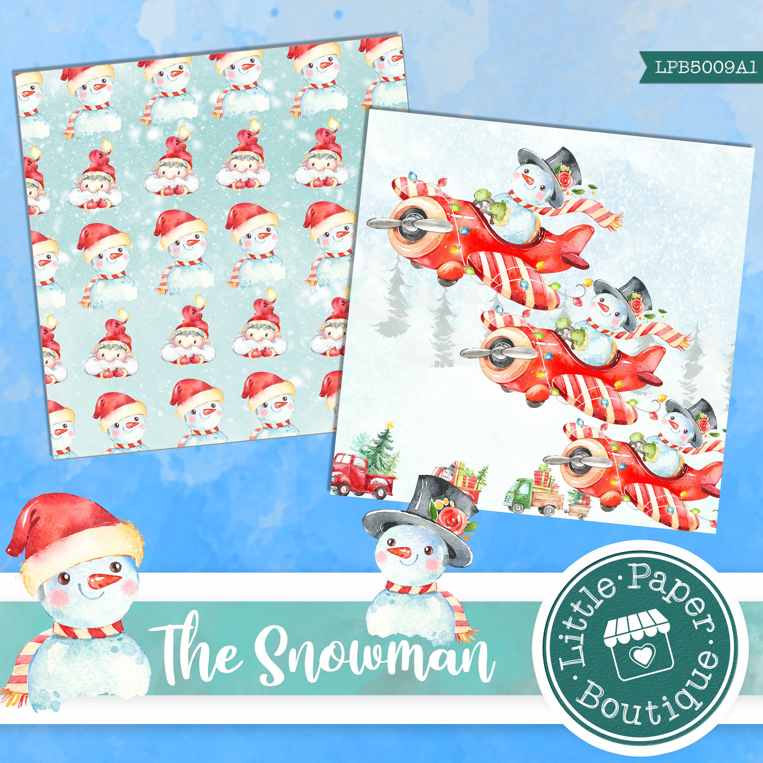 Christmas Digital Paper Red Green Paper Set Nordic - Etsy