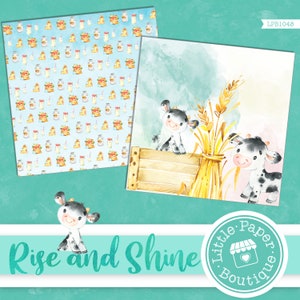 Farm Yard ,animals, Tractor,crops, Printable Digital Paper Pack Farm ...