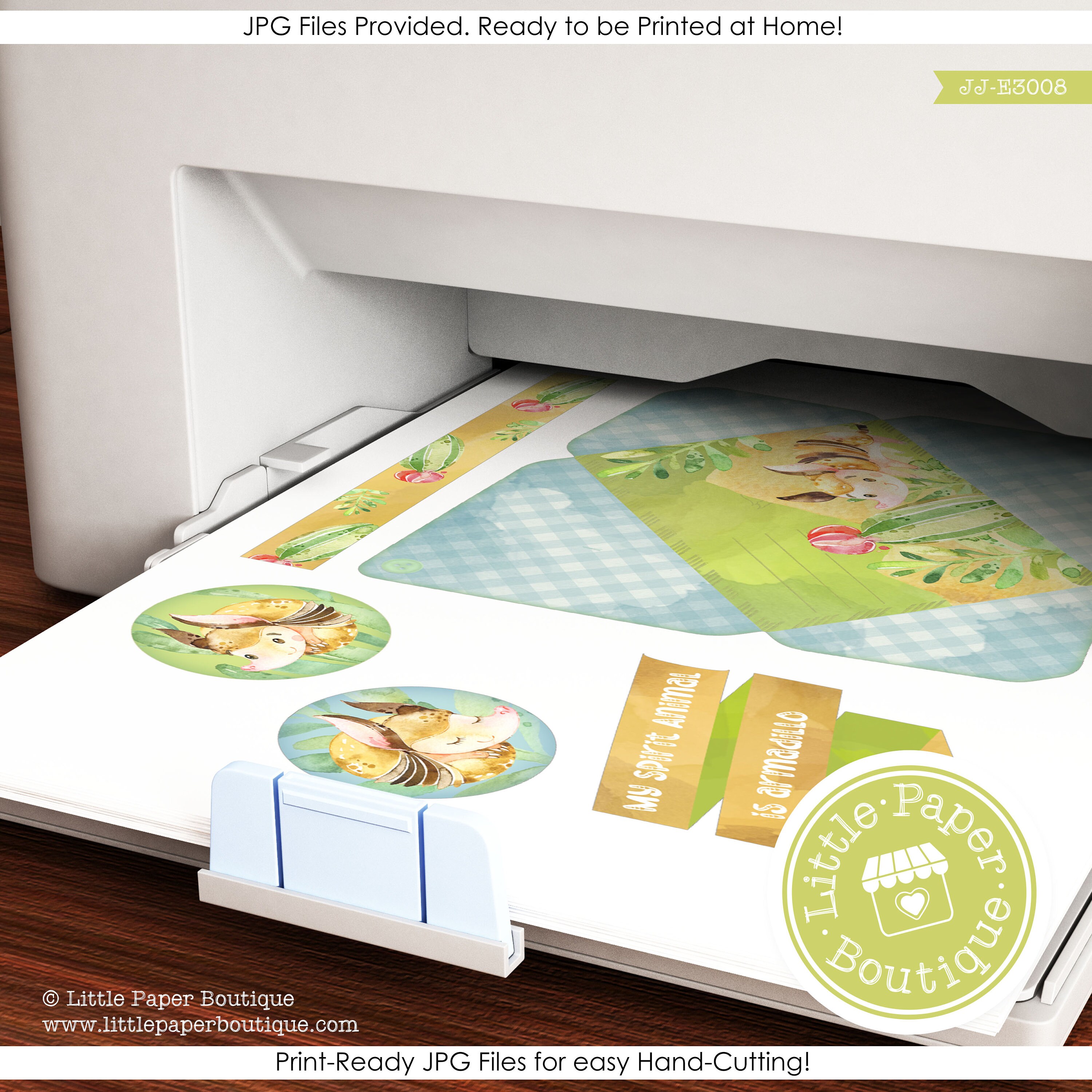 Armadillo Desert Animal Digital Junk Journal Kit FULL KIT - Etsy