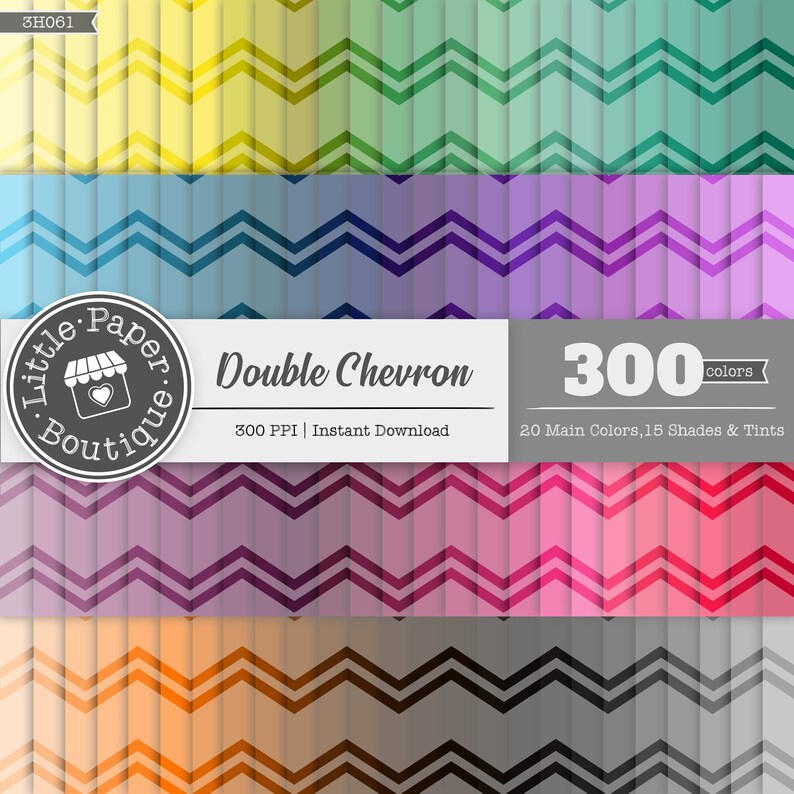 300 Chevron Digital Paper Rainbow Chevron Backgrounds Zig - Etsy