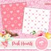 Baby Girl Pinks Digital Scrapbook Paper Pack Instant Download ...