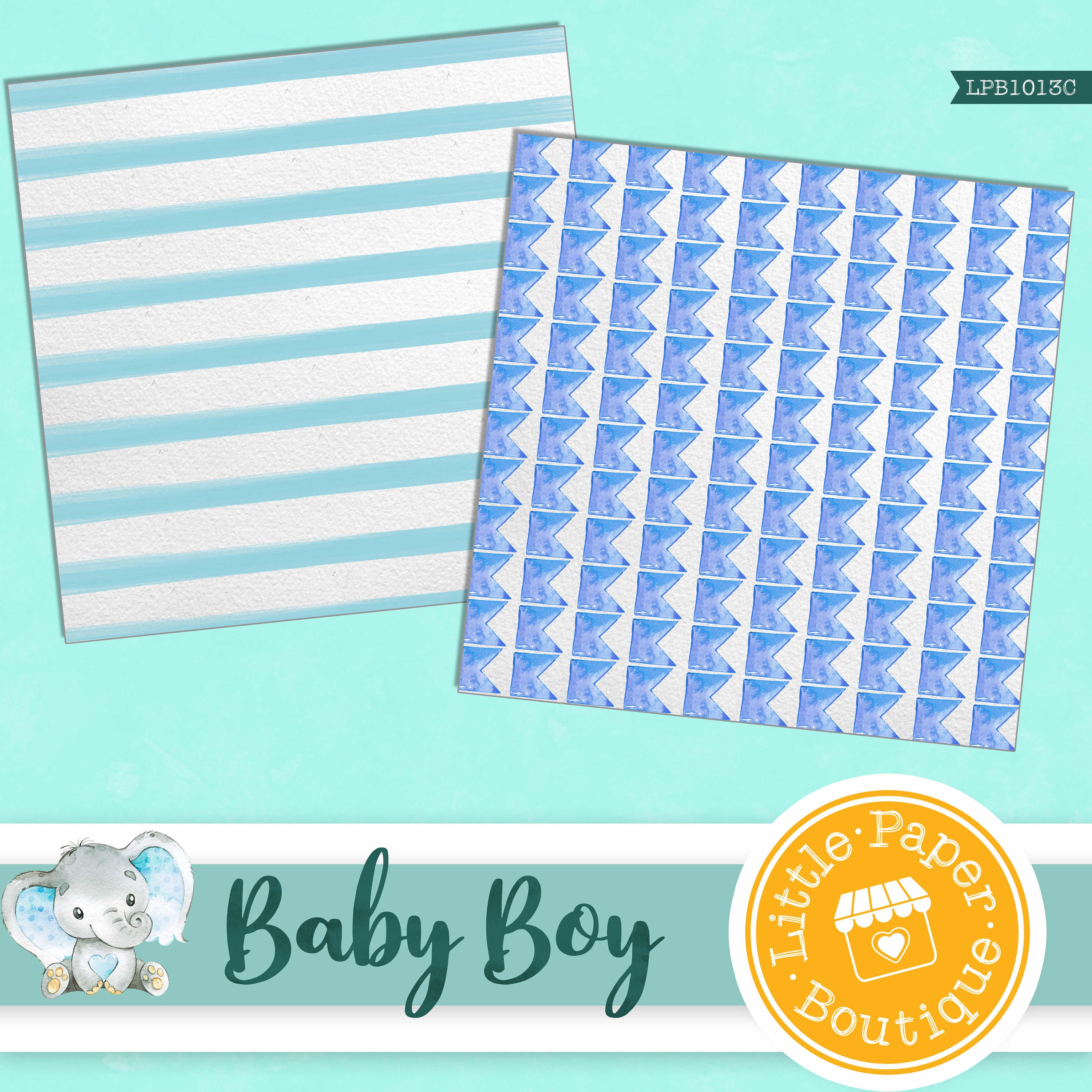 Baby Blue Digital Paper Blue Grey Baby Boy Digital Paper - Etsy