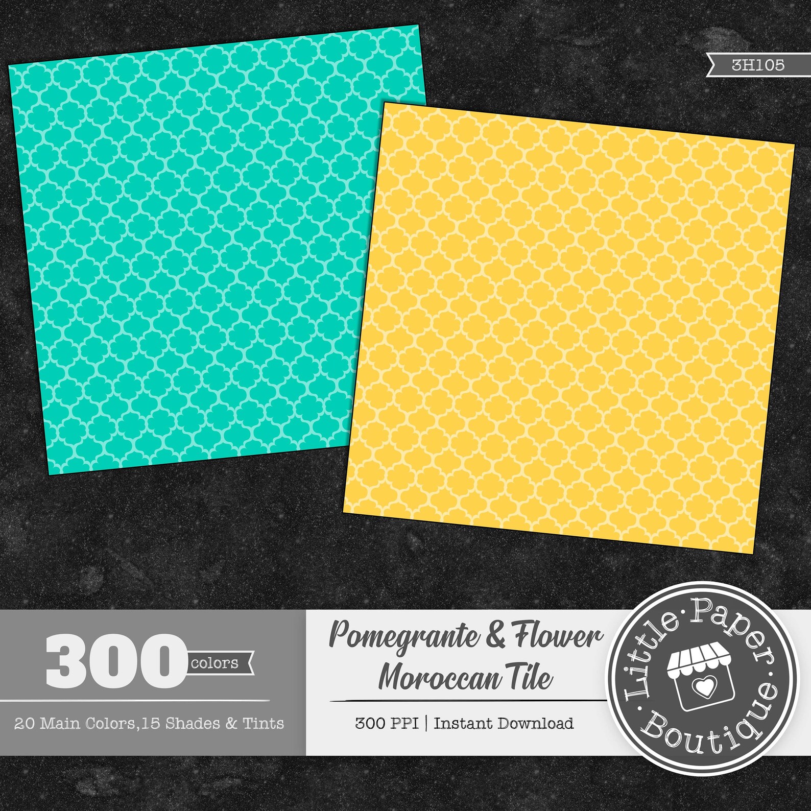 Quatrefoil Digital Paper Moroccan Digital Paper Pack Rainbow Moroccan ...