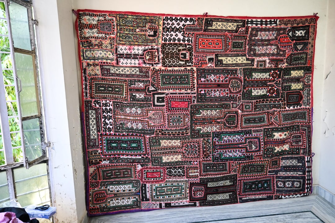 Vintage Balochi Dresses Patchwork Wall Hanging Tapestry Hand ...