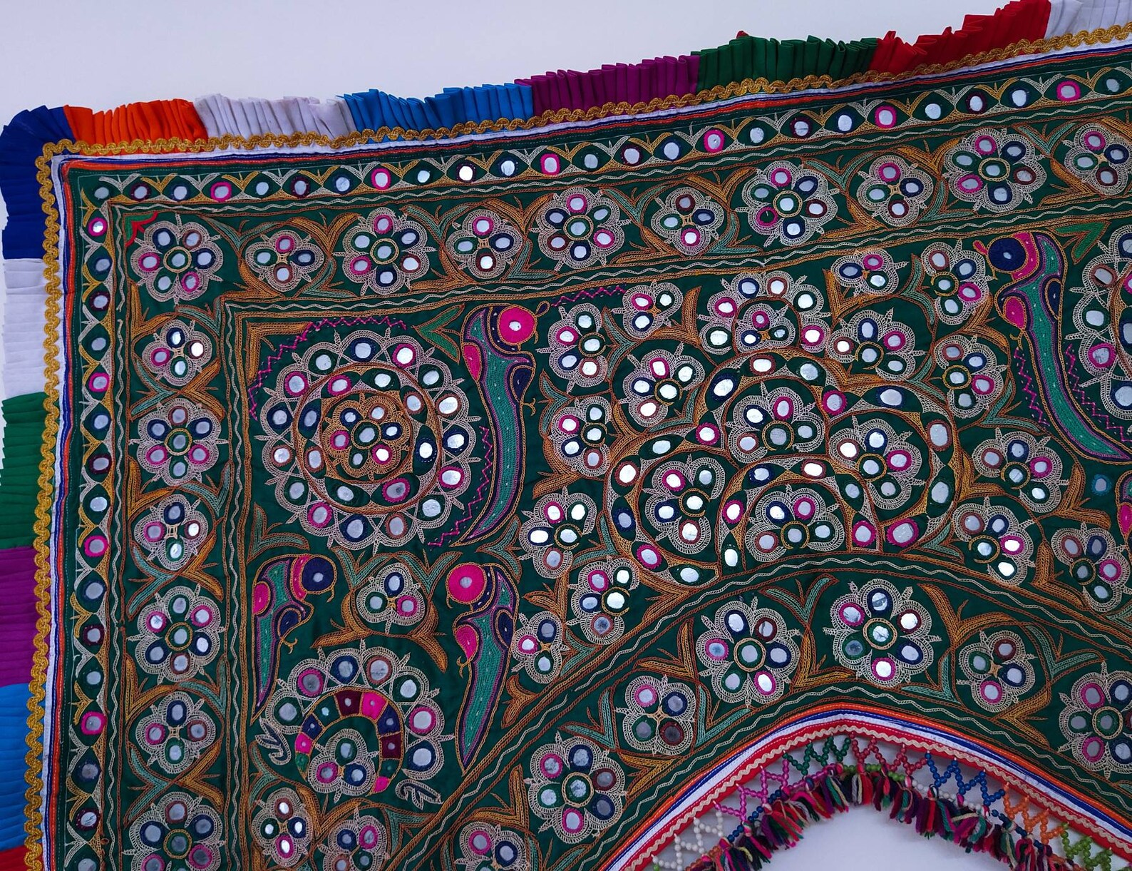 Antique Ethnic Gypsy Bohemian Tribal Mirror Work | Etsy