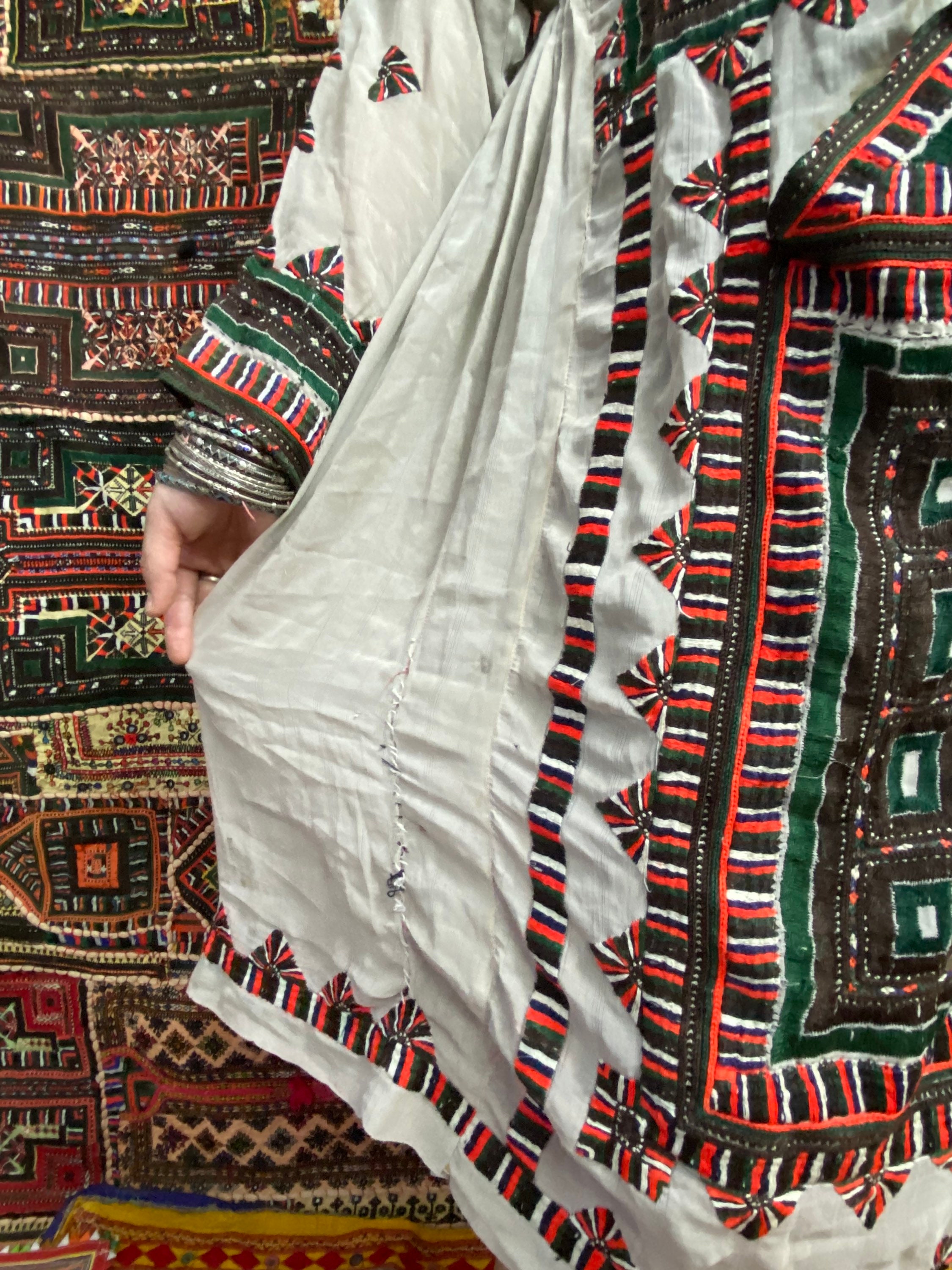 1990s Vintage Handembroidered Afghan Balochi Women’s Tunic/dress ...