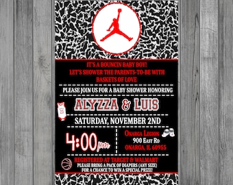 Jordan Invitations | Etsy