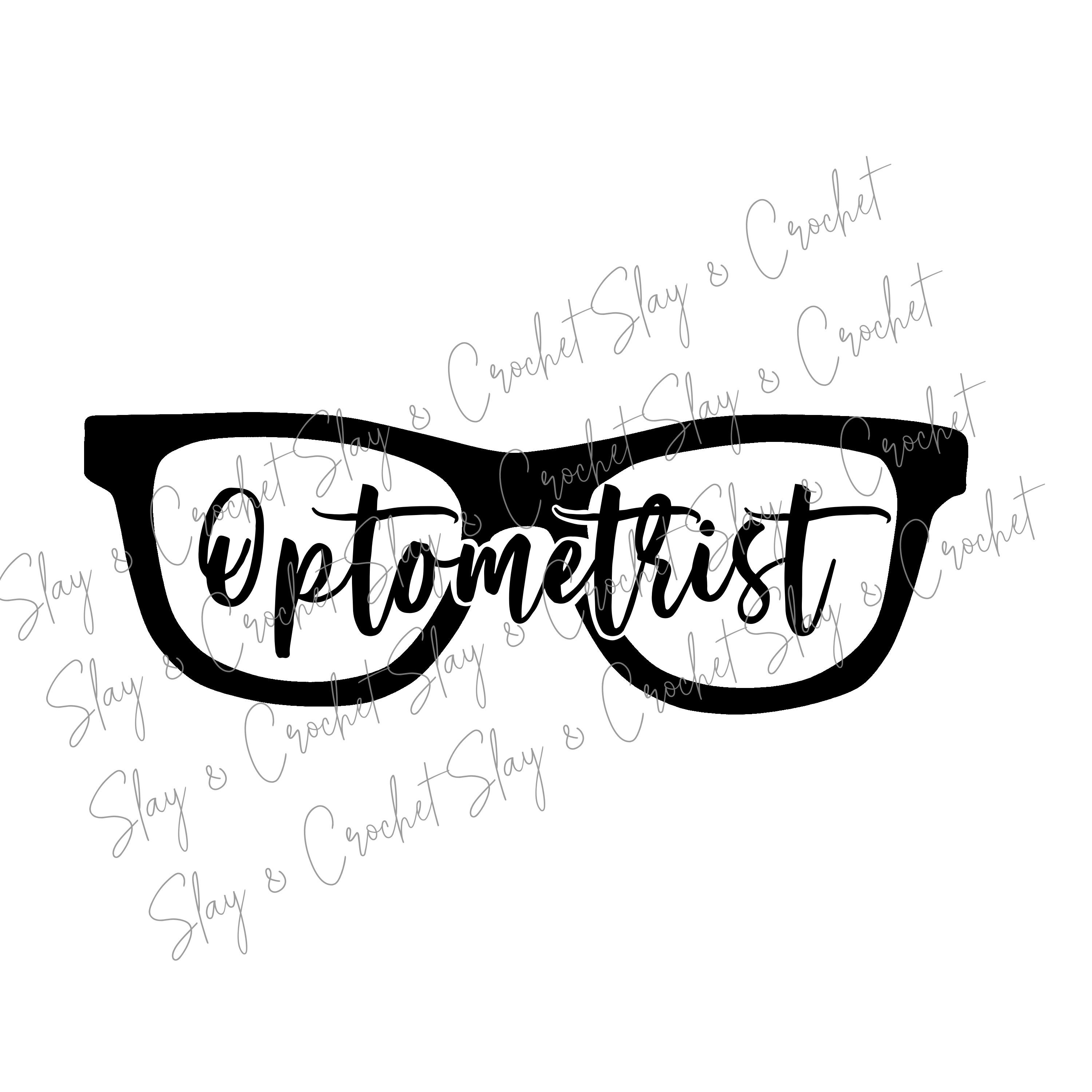 Optometrist Glasses Design PNG SVG | Etsy