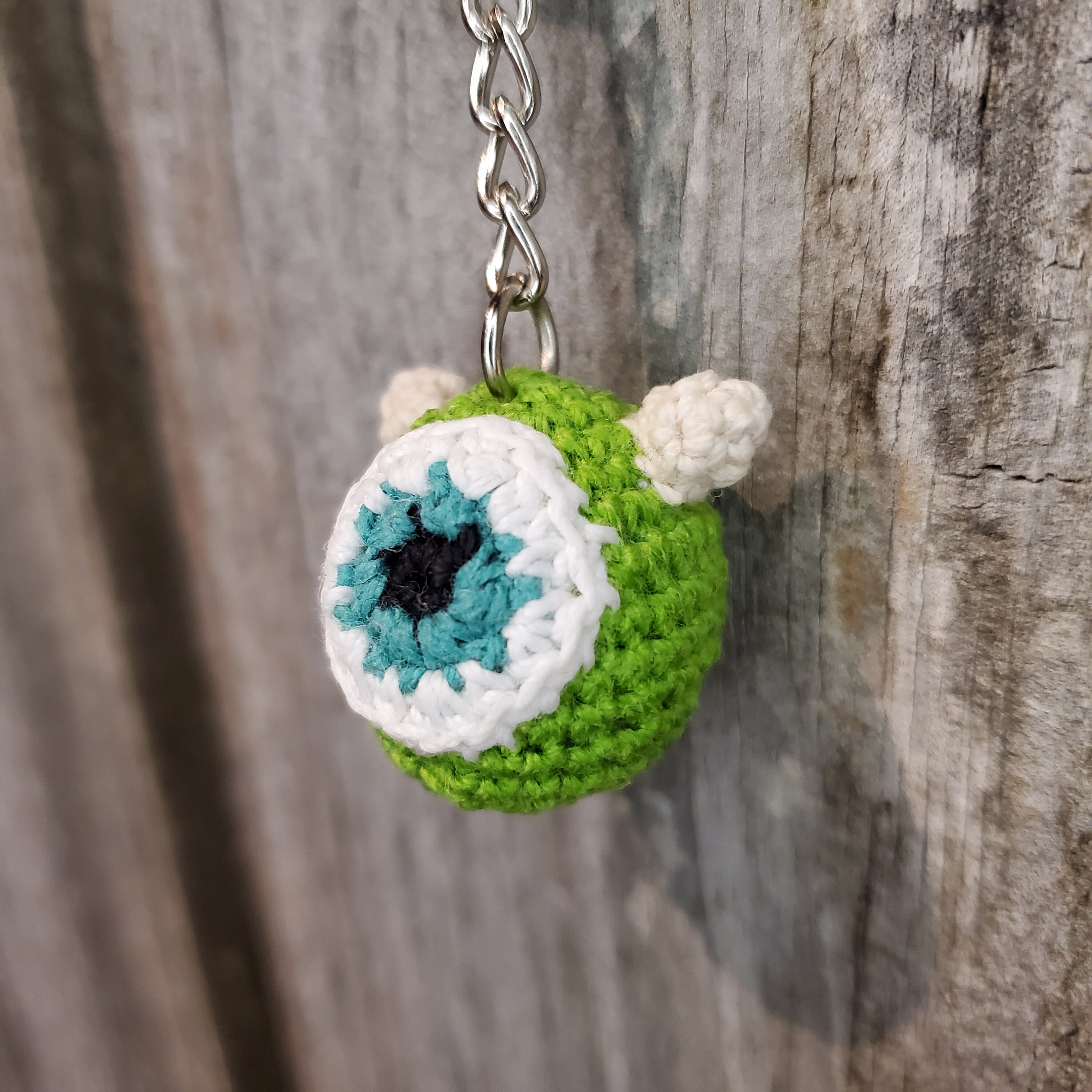 Mike Wazowski Crochet Monster's Inc Key Chain | Etsy