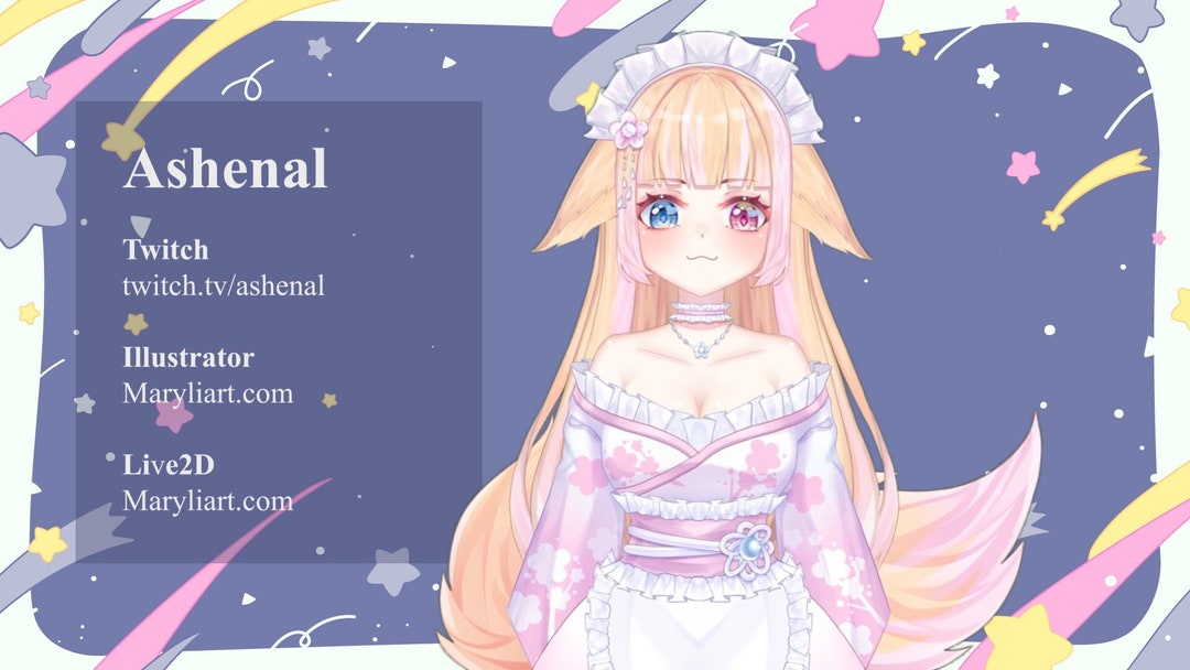 OPEN!!! Fox, Cat, Wolf, Bunny Vtuber Full Process Commission/ Live2d Animation/ Live2d Art File ...