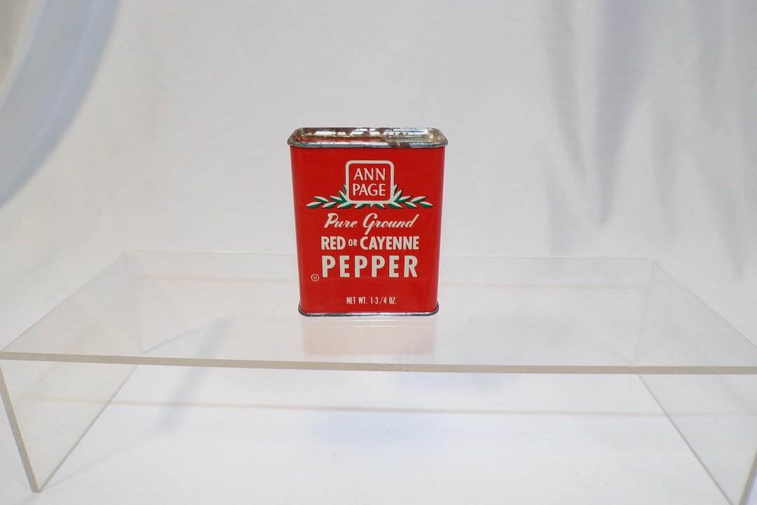 Ann Page Spices Pure Ground Red or Cayenne Pepper Tin Container - Etsy