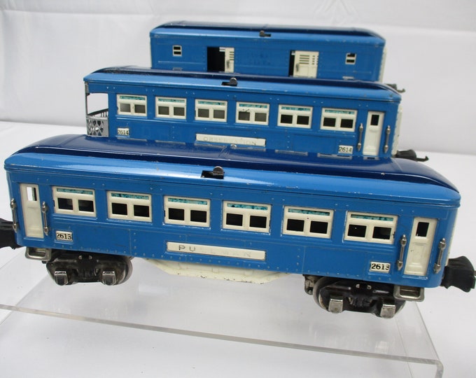 Lionel Trains Pre-war Passenger Car Set (2613 Passenger, 2614 ...